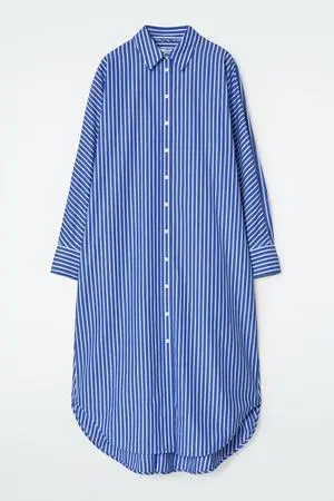 Cos Relaxed Cotton Shirt Dress