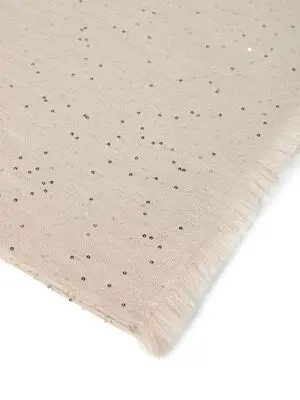 Brunello Cucinelli Sequin-embellished Scarf