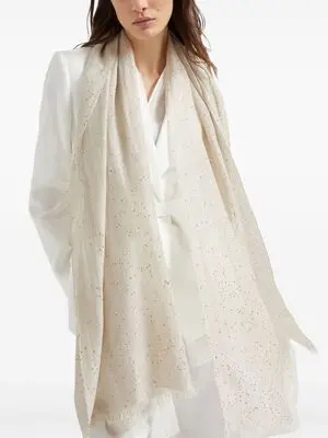 Brunello Cucinelli Sequin-embellished Scarf