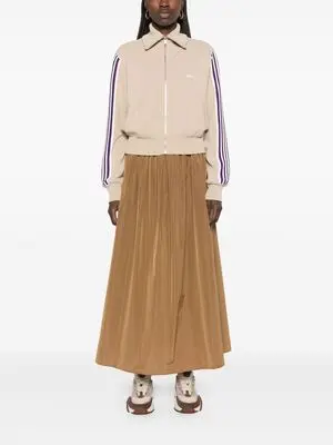 AUTRY Knitted Zip-up Sweatshirt - Neutrals
