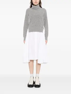 Sacai Roll-neck Dress