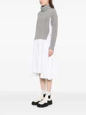 Sacai Roll-neck Dress