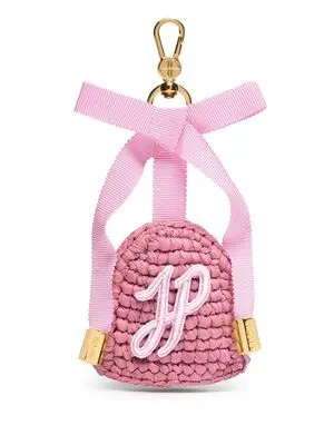 Patou Raffia Keychain - Pink
