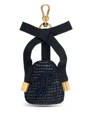 Patou Raffia Keychain