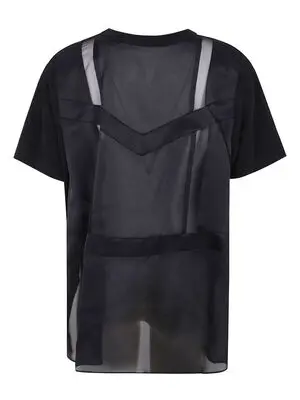 Sacai Jersey-style T-shirt - Black