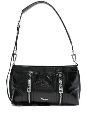 Zadig&Voltaire Leather Shoulder Bag - Black