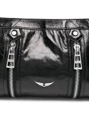 Zadig&Voltaire Leather Shoulder Bag - Black