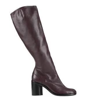MAISON MARGIELA Leather Boots - Purple