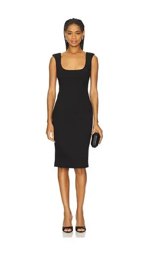 Bardot Audrey Fitted Midi Dress
