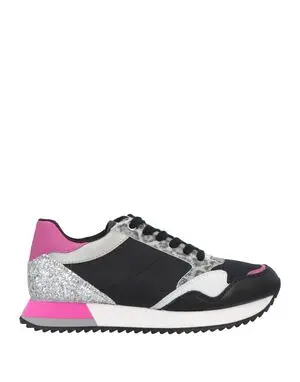Geox Leather And Textile Sneakers