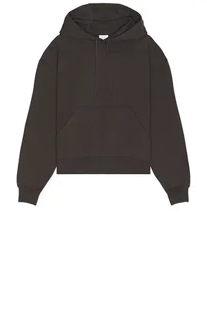 Saint Laurent Hooded Fleece Logo Hoodie