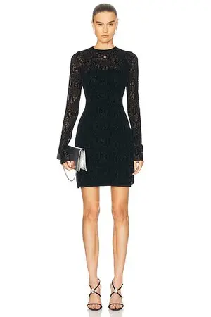 Givenchy Long Sleeve Mini Dress