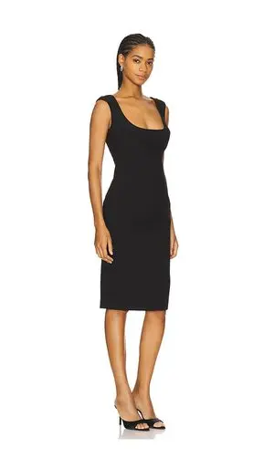 Bardot Audrey Fitted Midi Dress