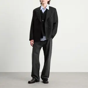 Our Legacy Unconstructed Blazer - Black Panama Wool