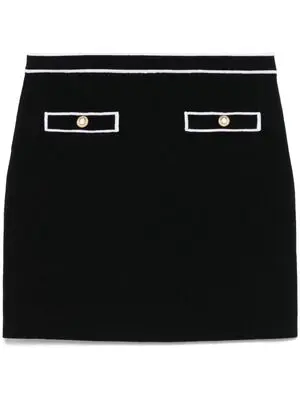 Alice + Olivia Knitted Mini Skirt - Black