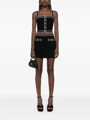 Alice + Olivia Knitted Mini Skirt