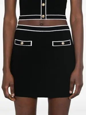 Alice + Olivia Knitted Mini Skirt