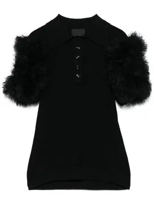 Givenchy Pompom-detail Polo Top
