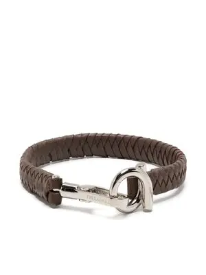 FERRAGAMO Leather Bracelet - Brown