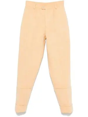 PAPA OPPONG Metallic-threading Trousers
