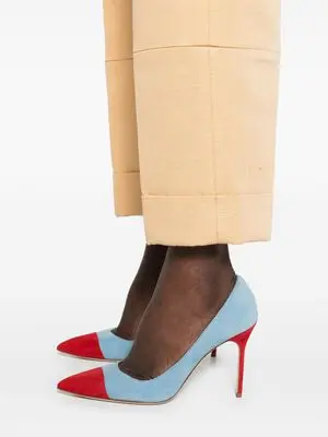 PAPA OPPONG Metallic-threading Trousers