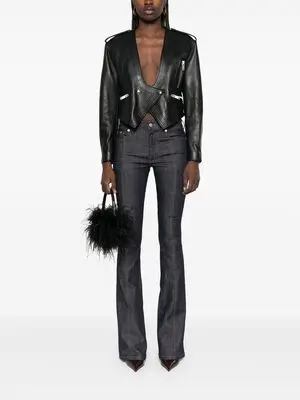 Burc Akyol Leather Biker Jacket