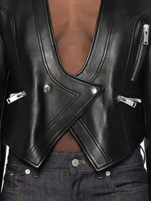 Burc Akyol Leather Biker Jacket