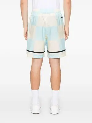 BARROW Check-pattern Shorts - Neutrals