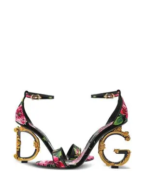 Dolce & Gabbana 115mm Floral-print Sandals