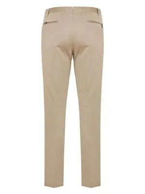 Corneliani Pressed-crease Tapered Trousers