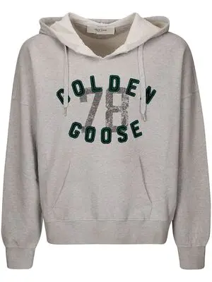 GOLDEN GOOSE Logo-print Hoodie