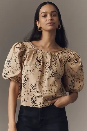 Maeve Puff-sleeve Blouse