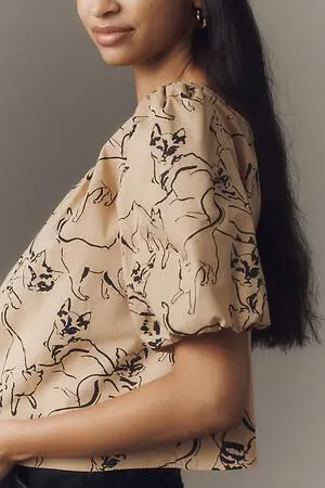 Maeve Puff-sleeve Blouse