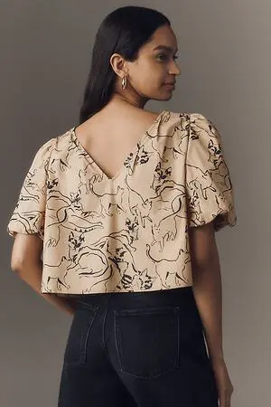 Maeve Puff-sleeve Blouse