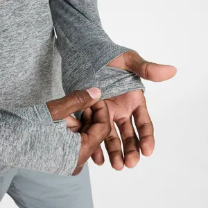 Nike Stride Dri-fit 1/2-zip Running Mid Layer - Grey