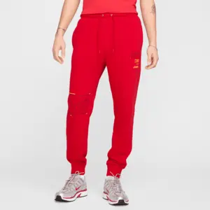 Nike Club French Terry Jogger Pants - Red