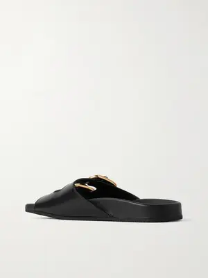 Chloé Polly Leather Slides