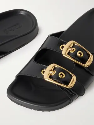Chloé Polly Leather Slides