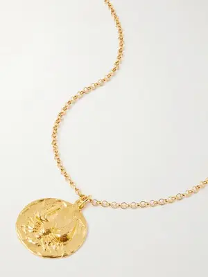 ALIGHIERI The Reader Of The Sea Necklace - Gold