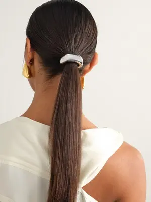 LIÉ STUDIO The Thea Hair Tie - Silver