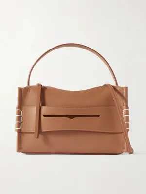 JW Anderson Loafer Leather Shoulder Bag - Brown