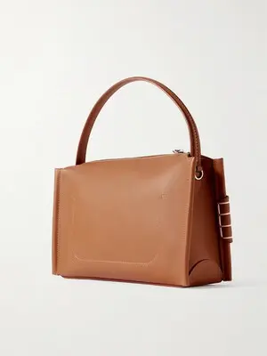 JW Anderson Loafer Leather Shoulder Bag - Brown
