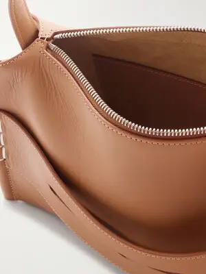 JW Anderson Loafer Leather Shoulder Bag - Brown