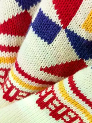 HIGH SPORT Lara Intarsia-knit Cotton-blend Sweater