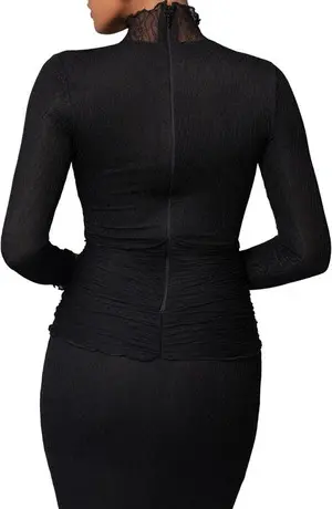 JLUXLABEL Mock Neck Maxi Dress