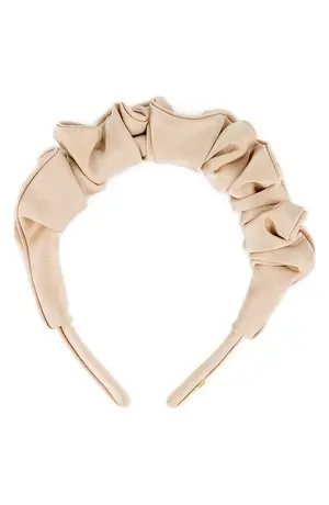 Alexandre De Paris Gathered Headband - Beige