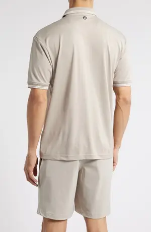 SWANNIES Thatcher Tipped Performance Polo
