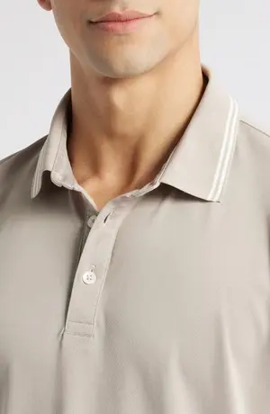 SWANNIES Thatcher Tipped Performance Polo