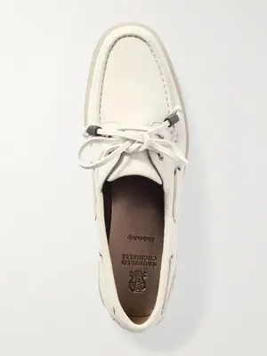 Brunello Cucinelli Bead-embellished Loafers - Neutrals