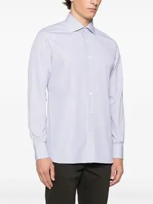 Zegna Striped Shirt - Blue